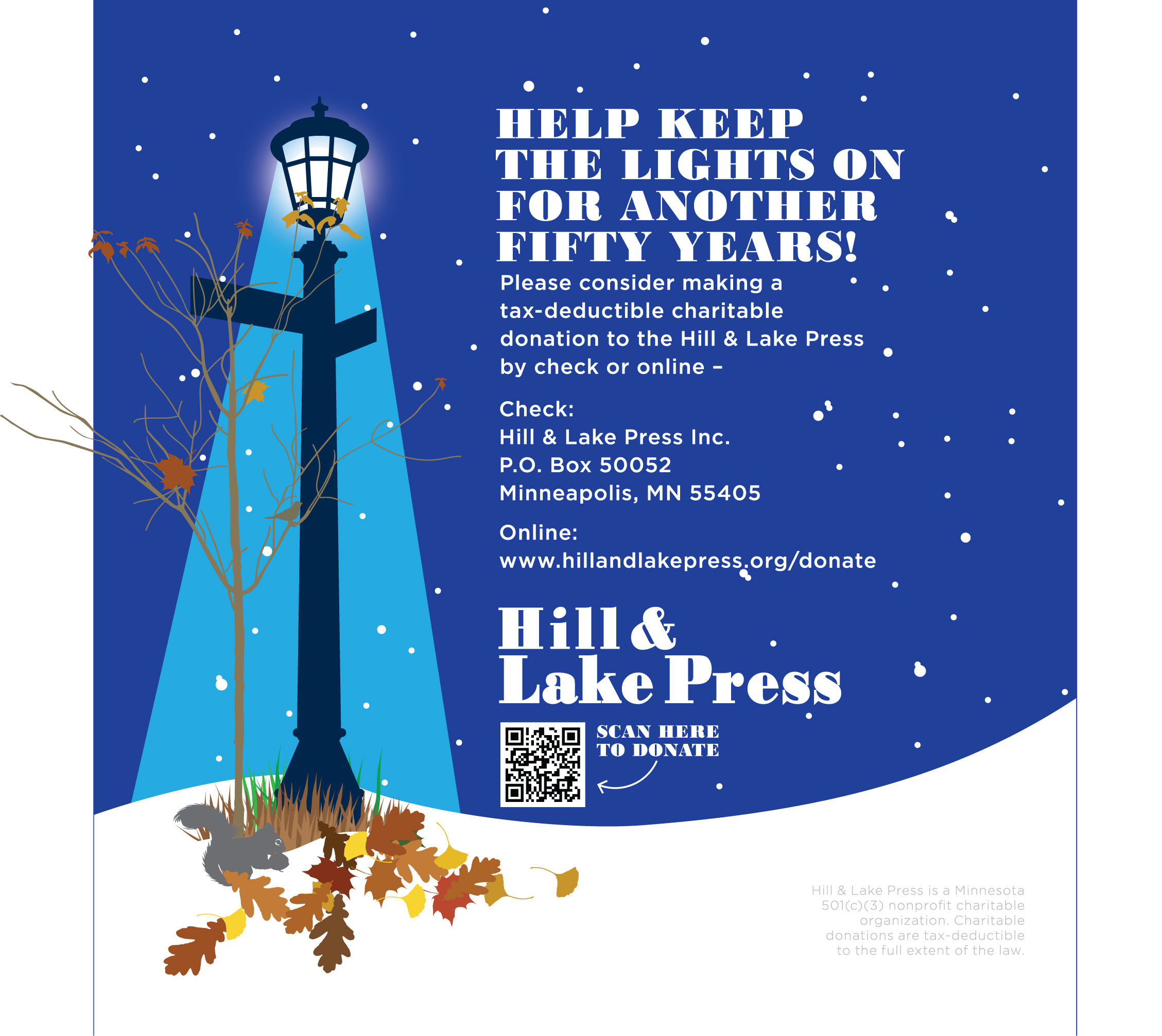 Help Hill & Lake Press Carry Its Legacy Into Our 50th Year - Hill ...